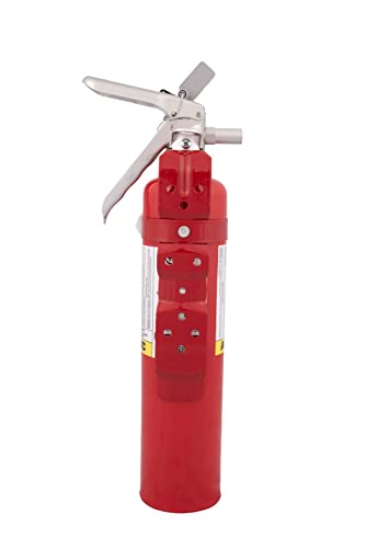 Amerex B417T, 2.5 Pound ABC Dry Chemical Class A B C Multi-Purpose 2.5 Pound Fire Extinguisher with Wall Bracket