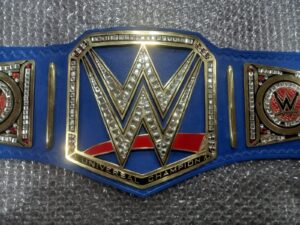 wwe authentic wear universal championship blue kids replica title belt