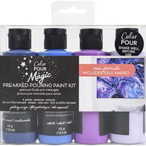 AMERICAN CRAFTS COLOR POUR MAGIC KIT GALAXYSURG, Galaxy Surge