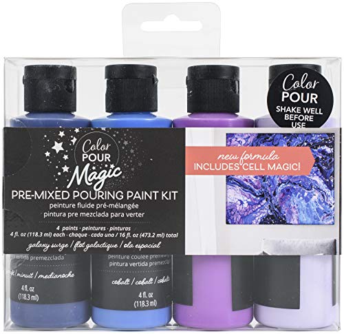 AMERICAN CRAFTS COLOR POUR MAGIC KIT GALAXYSURG, Galaxy Surge