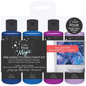 AMERICAN CRAFTS COLOR POUR MAGIC KIT GALAXYSURG, Galaxy Surge