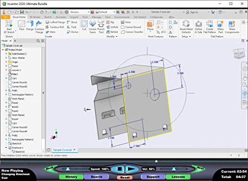 Autodesk Inventor 2020: Sheet Metal Design – Video Training Course