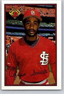 1989 bowman #436 ozzie smith st. louis cardinals baseball nm-mt