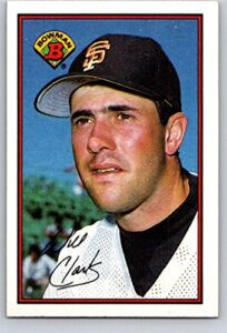 1989 bowman #476 will clark san francisco giants baseball nm-mt