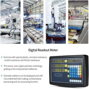 2/3 Axis Digital Readout and TTL Precision Linear Glass Scale DRO Encoder for Milling Lathe. Note:Display&Scales Sold Separately,Pls Select The Size Options! (3 Axis Digital Readout Display ONLY)