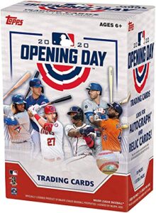 topps 2020 opening day baseball retail value box