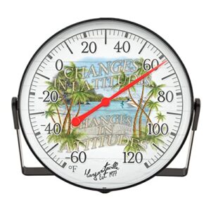 la crosse 104-1512mv margaritaville changes in latitudes, changes in attitudes 5 inch bracket dial thermometer