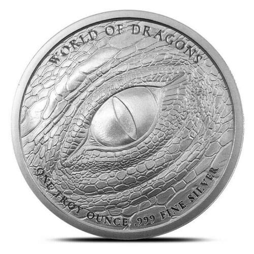 World of Dragons Series The Egyptian Dragon 1 oz Silver