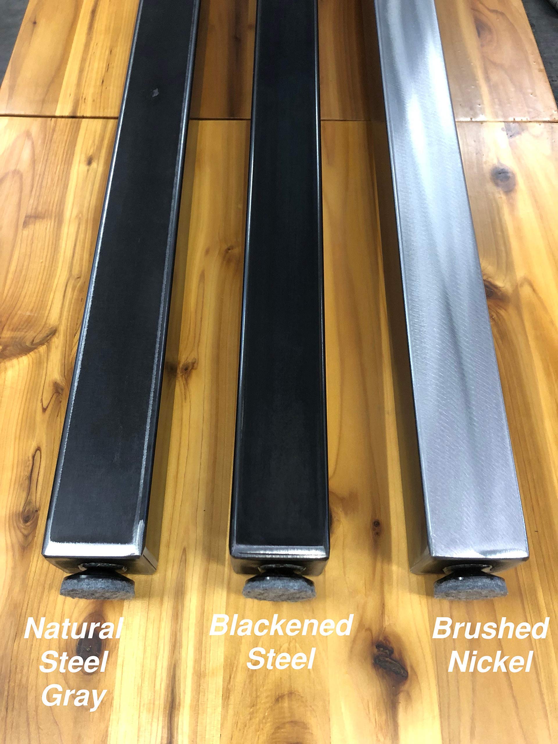 Metal Table Legs - Post Style - Set of Four