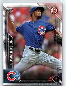 2016 bowman #124 carl edwards jr. rc cubs baseball