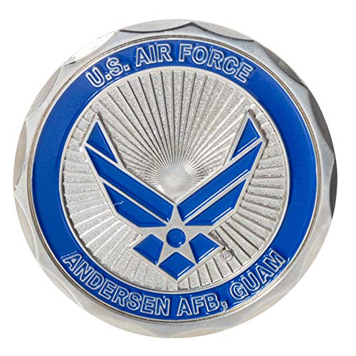 United States Air Force USAF Guam Anderson Air Force Base AFB Where America's Day Begins Challenge Coin