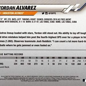 2020 Topps Baseball #276 Yordan Alvarez Rookie Card - 1st Official Rookie Card