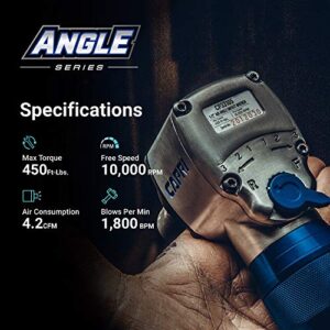 Capri Tools 1/2 in. Air Angle Impact Wrench, 450 ft. lbs. (CP33105)