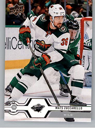 2019-20 Upper Deck Hockey #374 Mats Zuccarello Minnesota Wild Official Series Two Trading Card From UD