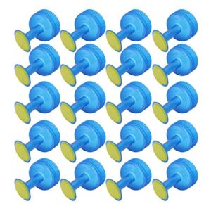 doitool 20pcs bottle cap sprinkler head plastic bottle watering spout bonsai watering can for indoor seedlings plant garden watering (random color)