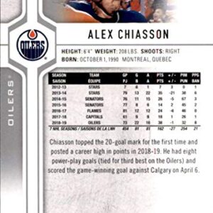 2019-20 Upper Deck #187 Alex Chiasson Edmonton Oilers Hockey Card