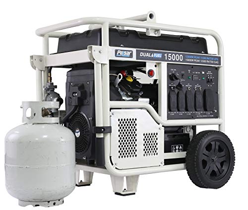 Pulsar 15,000W Dual Fuel Portable Generator with Electric Start