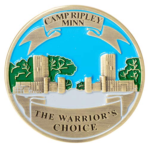 United States USA Military Camp Ripley Minnesota The Warrior's Choice Challenge Coin