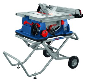 bosch 10 in. worksite table saw with gravity-rise wheeled stand 4100xc-10