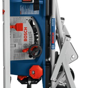 BOSCH 10 In. Worksite Table Saw with Gravity-Rise Wheeled Stand 4100XC-10