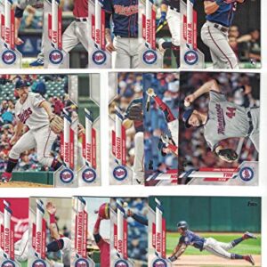 Minnesota Twins/Complete 2020 Topps Twins Baseball Team Set! (28 Cards Series 1 and 2) Plus Bonus Joe Mauer Minor League Rookie Card!