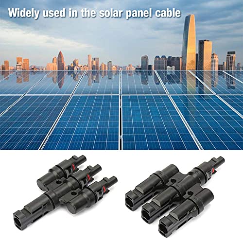 3T 3 Branch Solar Panel Cable AC/DC Branch Connector Splitter Adapter Solar Panel Connector Extension Solar Cable Wire Adapter IP67