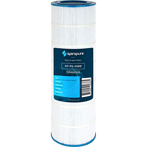 SpiroPure Replacement for Pentair CC200 R173217 Pleatco PAP200-4 Unicel C-9419 Filbur FC-0688 Hot Tub Spa Pool Filter Replacement Cartridge