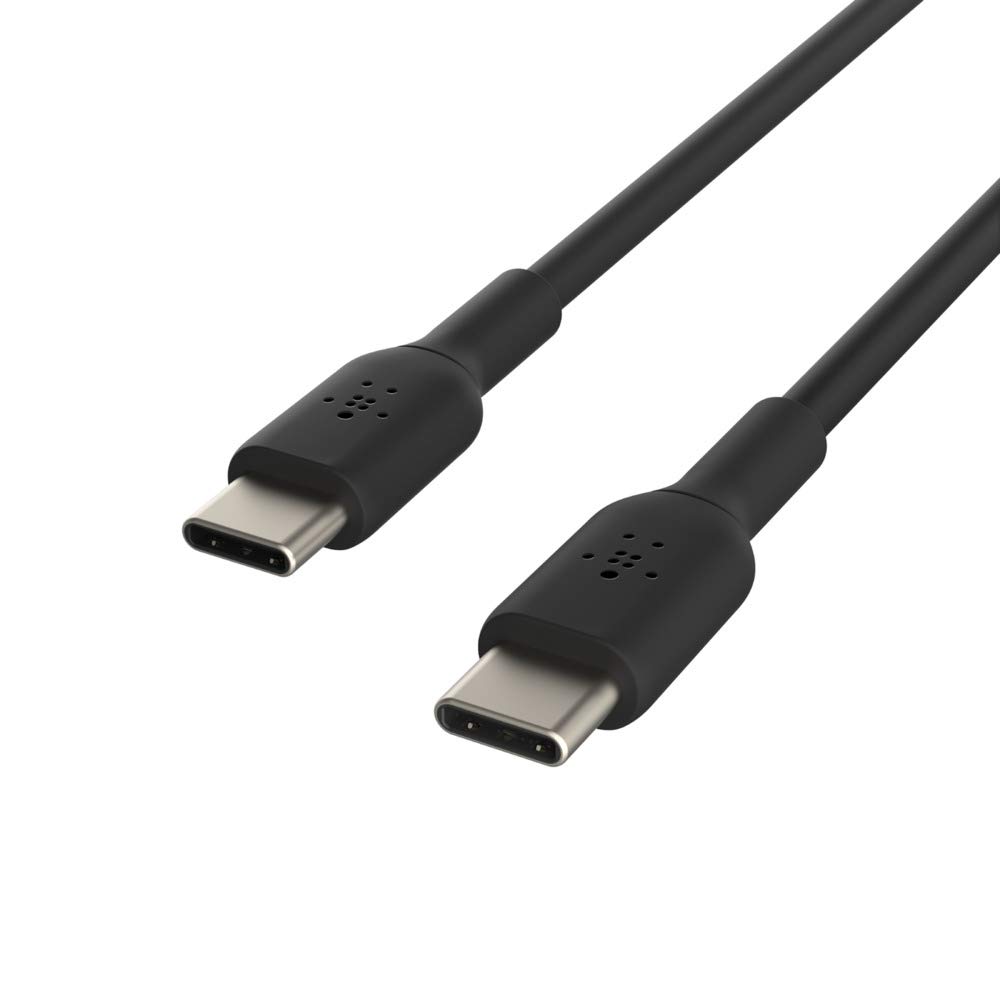 Belkin Boost Charge USB-C to USB-C Cable (USB Type-C Fast Charge Cable for Samsung, Pixel, iPad Pro and More) 2 m, Black