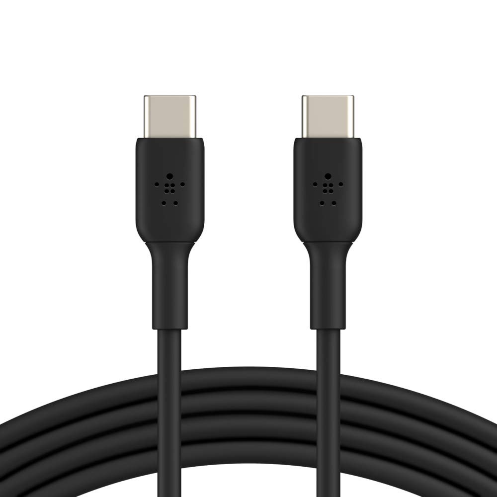 Belkin Boost Charge USB-C to USB-C Cable (USB Type-C Fast Charge Cable for Samsung, Pixel, iPad Pro and More) 2 m, Black