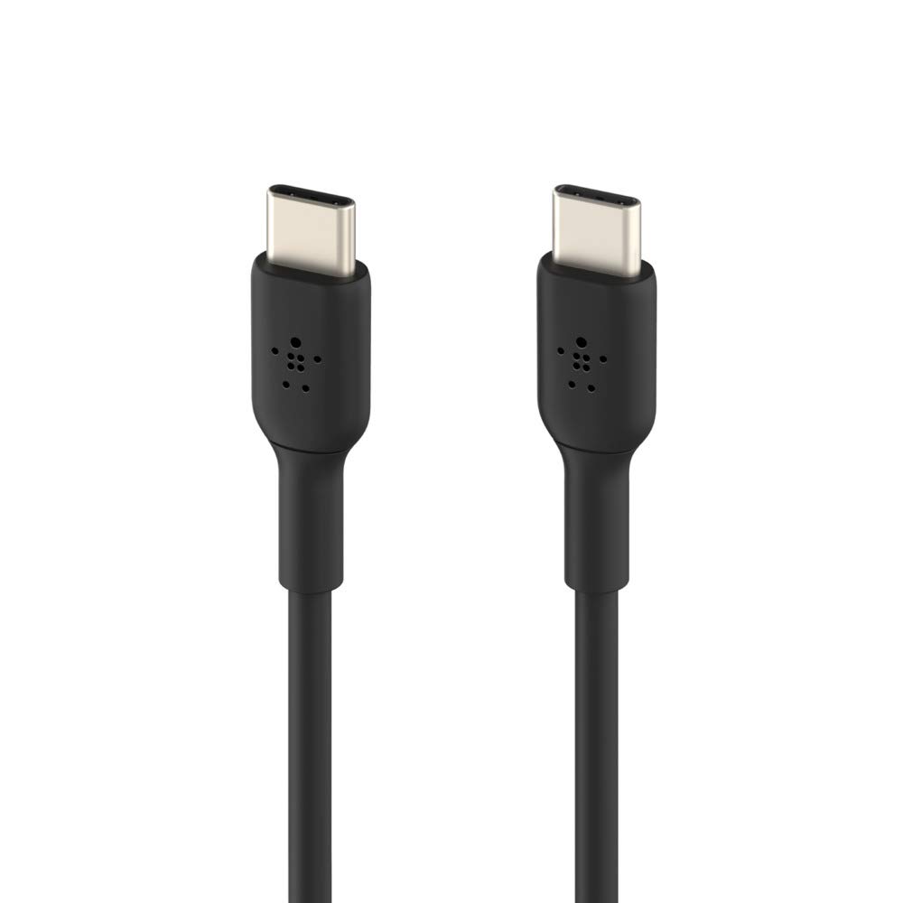 Belkin Boost Charge USB-C to USB-C Cable (USB Type-C Fast Charge Cable for Samsung, Pixel, iPad Pro and More) 2 m, Black