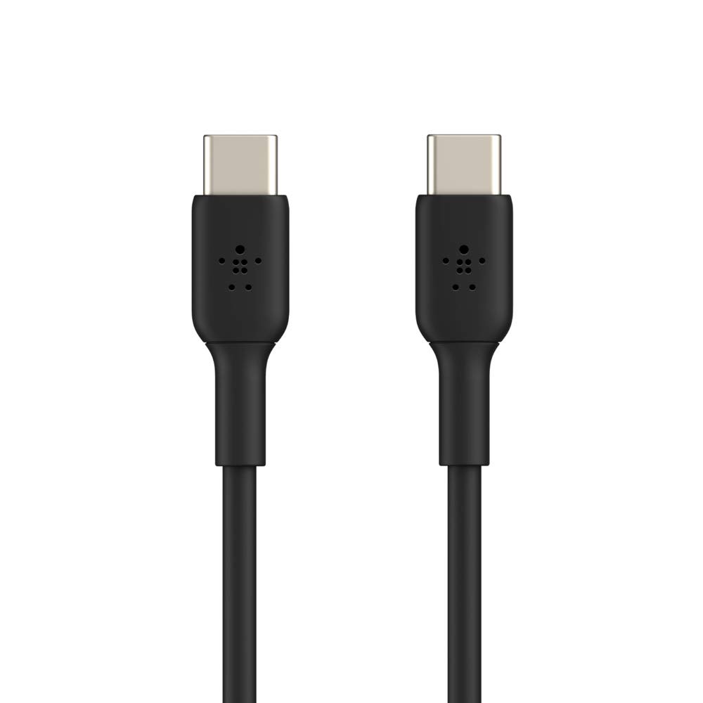 Belkin Boost Charge USB-C to USB-C Cable (USB Type-C Fast Charge Cable for Samsung, Pixel, iPad Pro and More) 2 m, Black