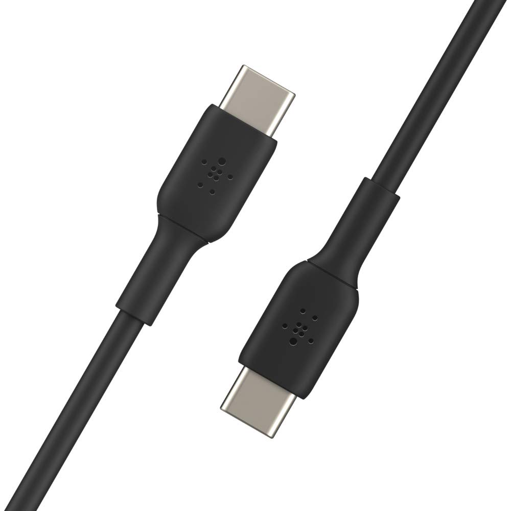 Belkin Boost Charge USB-C to USB-C Cable (USB Type-C Fast Charge Cable for Samsung, Pixel, iPad Pro and More) 2 m, Black