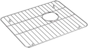 upgraded lifetime appliance k-5828-st stainless steel rack compatible with large kohler whitehaven sink