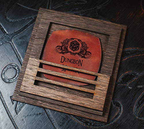 Game Master Gift Idea - Role Game Style Whisky Glass with Gift Box - Presents for Him (Dungeon Master with Dice)