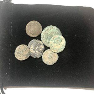 IT 5 Ancient Coins Genuine Roman Comes with Cleaning Instructions Cir