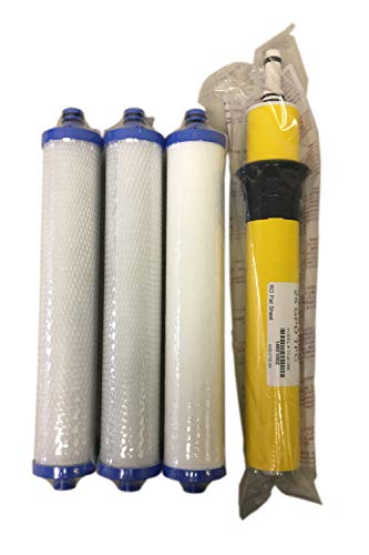 Hydrotech Compatible 33001068 - 25 GPD Membrane with Filters Set - Membrane Made in USA