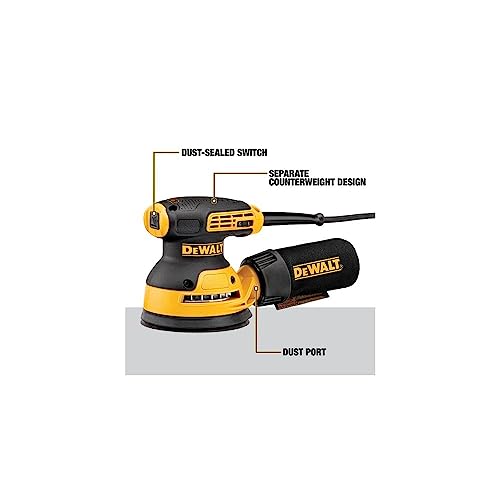 DEWALT Random Orbit Sander, Variable Speed, 5-Inch (DWE6423)