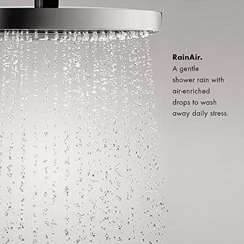 hansgrohe Croma Select E Complete Shower and Bathtub System Shower Set Modern 2-Spray Easy Control in Chrome, Rough and Shower Valve Included 2 GPM, 04910000