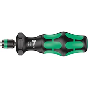 wera 05057480001 826 t kraftform turbo bit-holding screwdriver handle with rapidaptor quick-release chuck, 1/4" x 146 mm