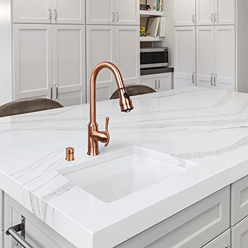 Copper Kitchen Dishwasher Air Gap Cap, Copper Air Gap Cover for Replacement - Akicon Faucet (79105)