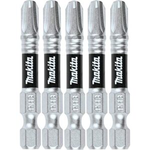 makita e-00929 impact xps™ #3 phillips 2" power bit, 5/pk