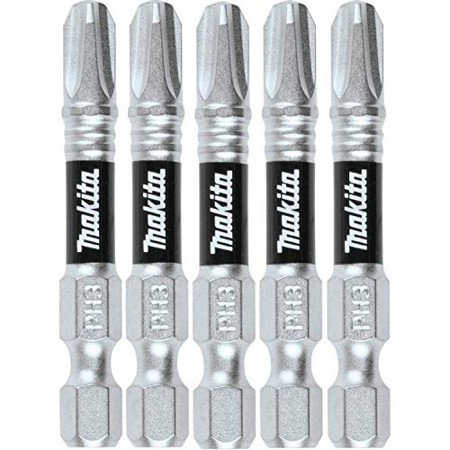 Makita E-00929 Impact XPS™ #3 Phillips 2" Power Bit, 5/pk