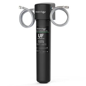 waterdrop 15ua-uf 0.01 μm ultra filtration under sink water filter for baçtёria reduction, reduces lead, chlorine, bad taste & odor, 16k gallons, direct connect to kitchen faucet, usa tech