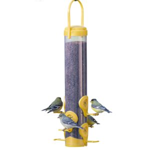 perky-pet 481f finch feeder with flexports – 1.5 lb capacity