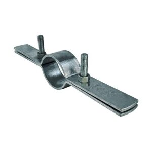 highcraft dmst-h06 riser clamp vertical pipe hanger for copper, iron, cpvc, pex 6 in. galvanized steel