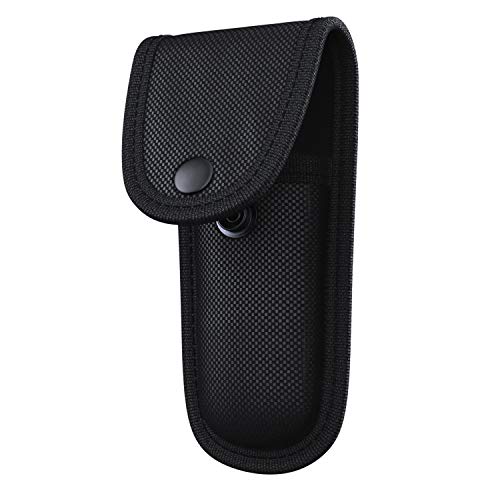 Swiss Safe Universal Tactical Knife Sheath Holster with Belt Loop - Pouch Fits Any 5" Folding Pocket Knife