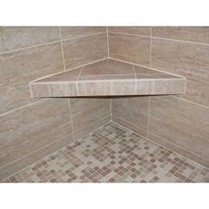 GOOF PROOF SHOWER KITS & FLOOR KITS (GPSS-3024 TRIANGLE SHOWER SEAT)