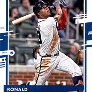 2020 Donruss #170 Ronald Acuna Jr. Atlanta Braves Baseball Card