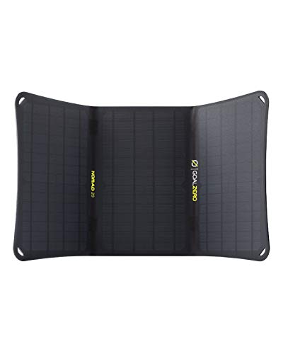 Goal Zero Nomad 20, Foldable Monocrystalline 20 Watt Solar Panel with 8mm + USB Port, Portable Solar Panel Charger. Lightweight 18-22V 20W Solar Panel Charger with Adjustable Kickstand