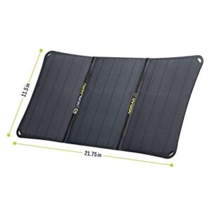 Goal Zero Nomad 20, Foldable Monocrystalline 20 Watt Solar Panel with 8mm + USB Port, Portable Solar Panel Charger. Lightweight 18-22V 20W Solar Panel Charger with Adjustable Kickstand